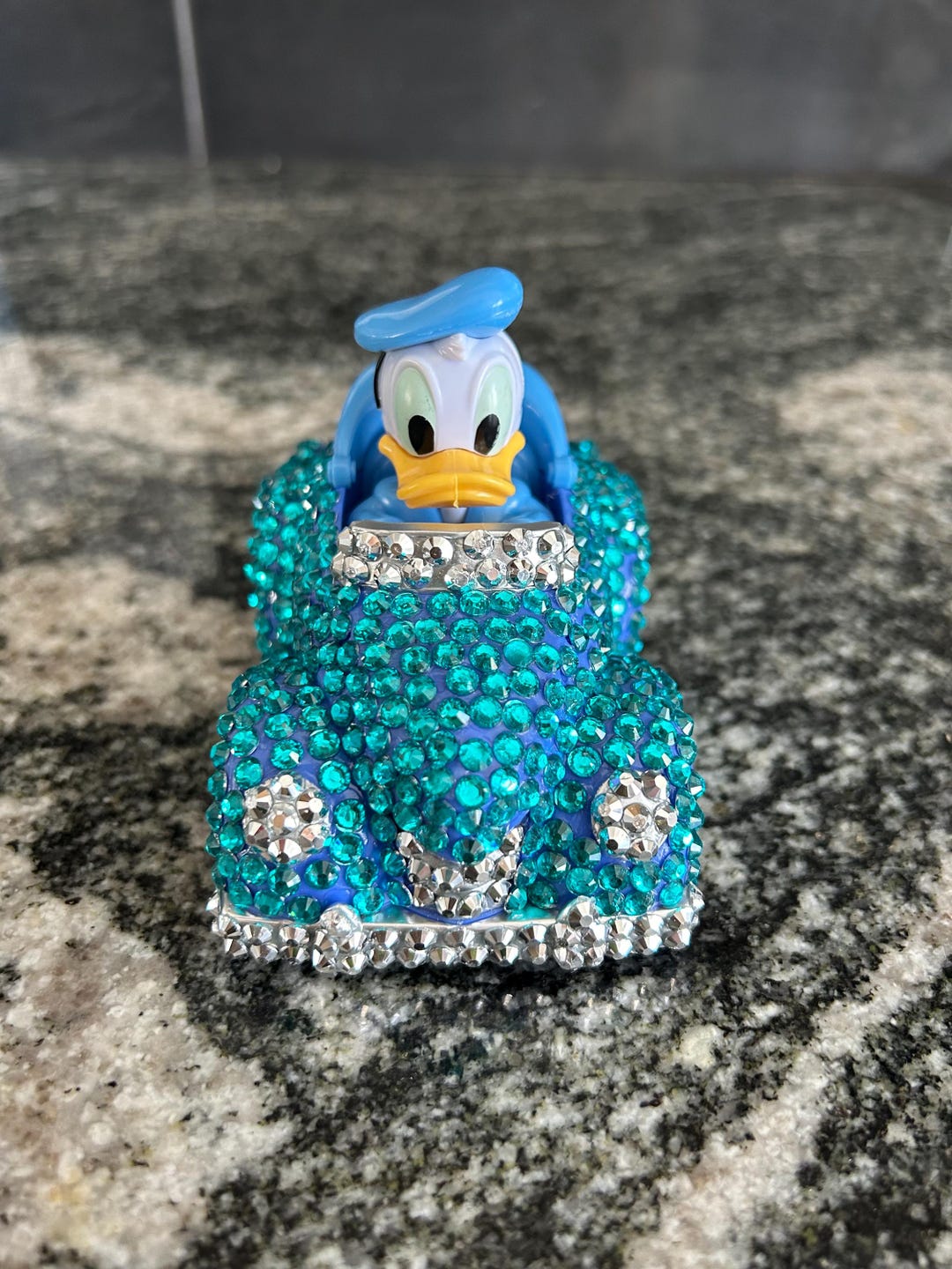 Bedazzled Donald Duck Inspired Pull Back Car - Etsy