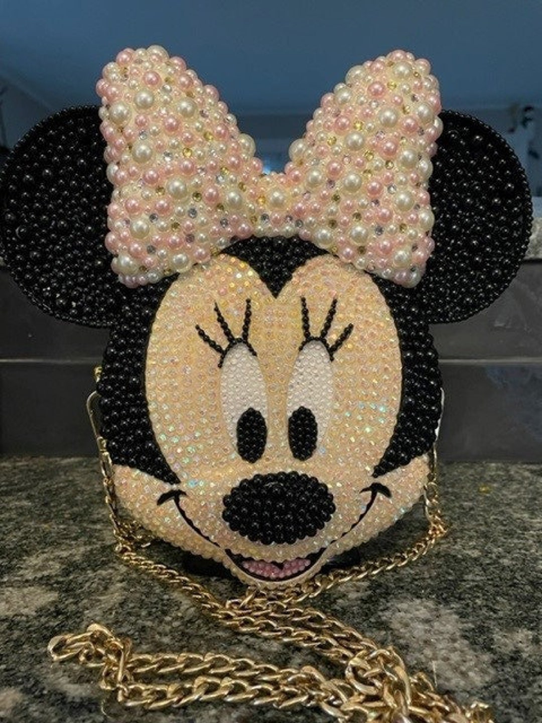 Disney Inspired Traditional Minnie Mouse With Cream and Pink Bow ...