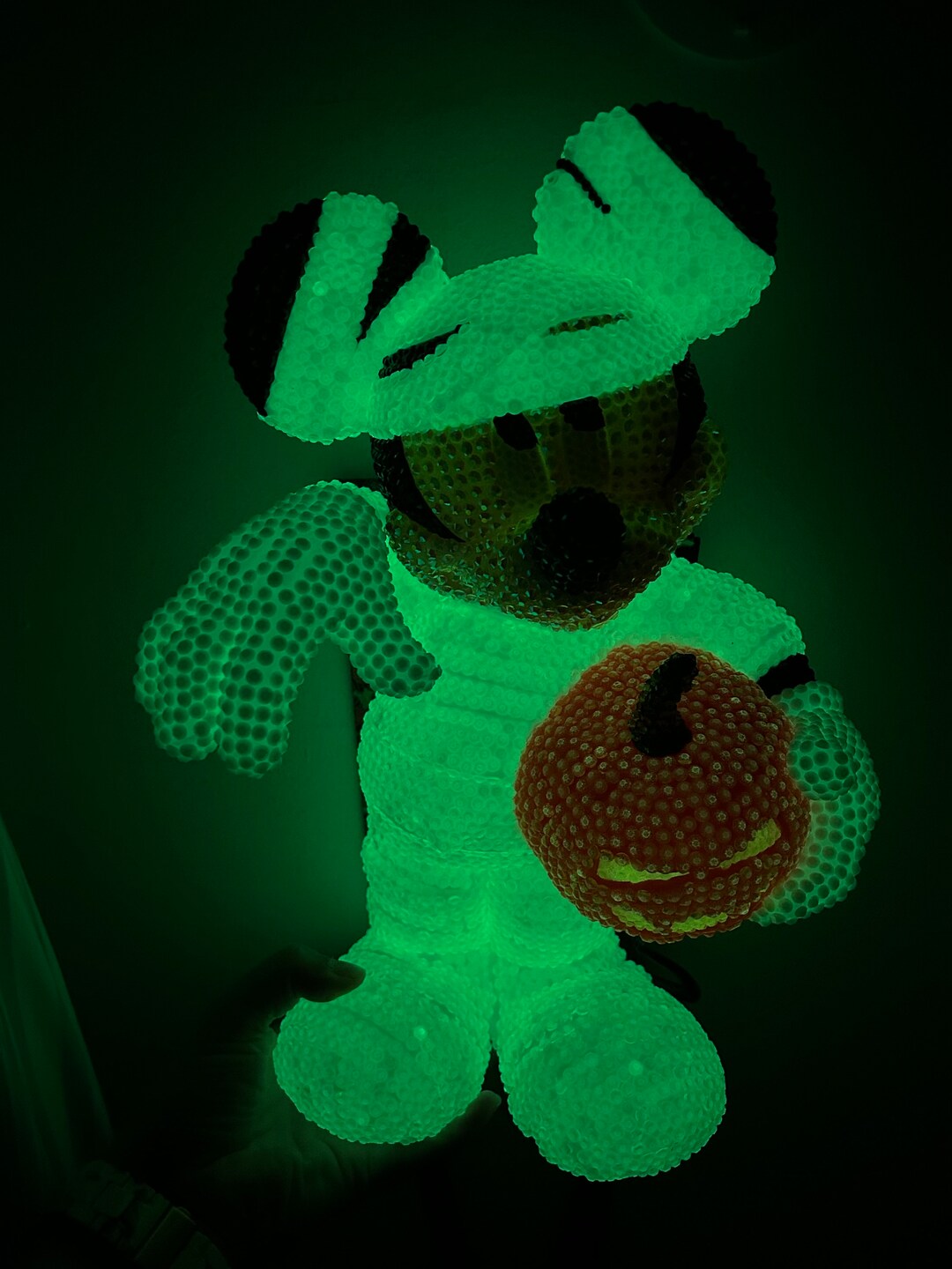 Glow in the Dark Mummy Mickey Mouse Disney Inspired Bedazzled Popcorn ...