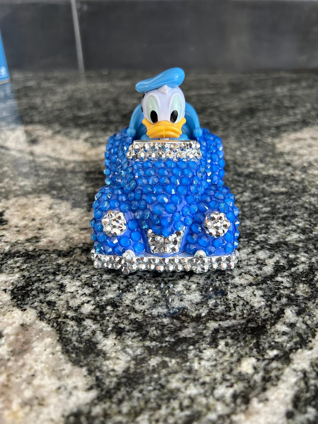Bedazzled Donald Duck Inspired Pull Back Car - Etsy