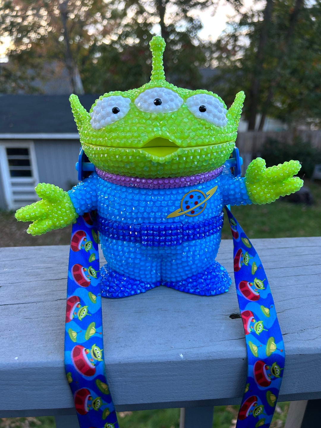 Toy Story Alien Disney Inspired Bedazzled Drink Sipper - Etsy