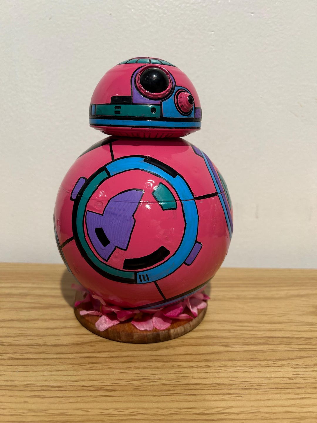 Star Wars Inspired Hand Painted Hot Pink Droid - Etsy