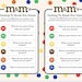 Editable M&M Ice Breaker| Getting to Know You Game - Etsy
