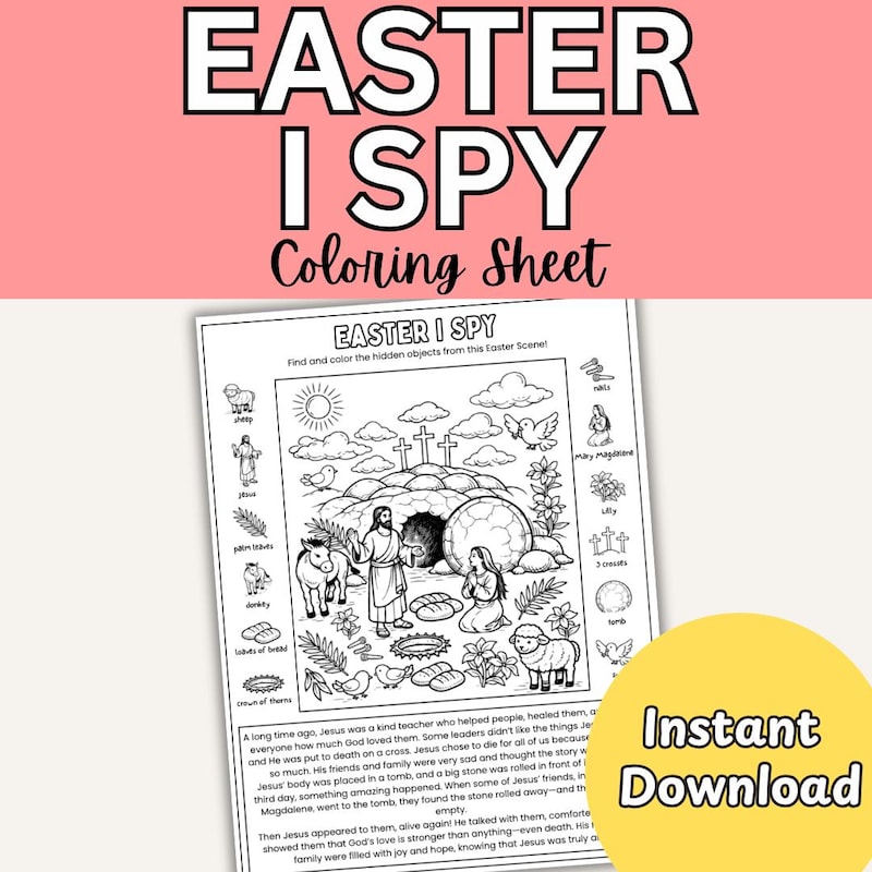 Easter Puzzle Cutout - Etsy