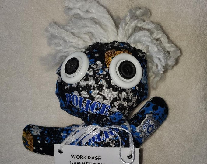 Police Dammit Doll, Work Rage Dammit Doll - Etsy