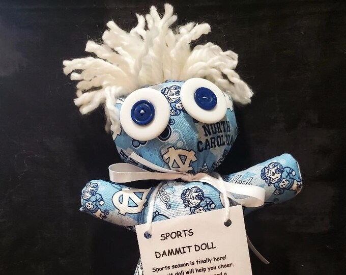 UNC Dammit Doll, Tarheels Dammit Doll, UNC Sports, Tarheel Sports, UNC ...