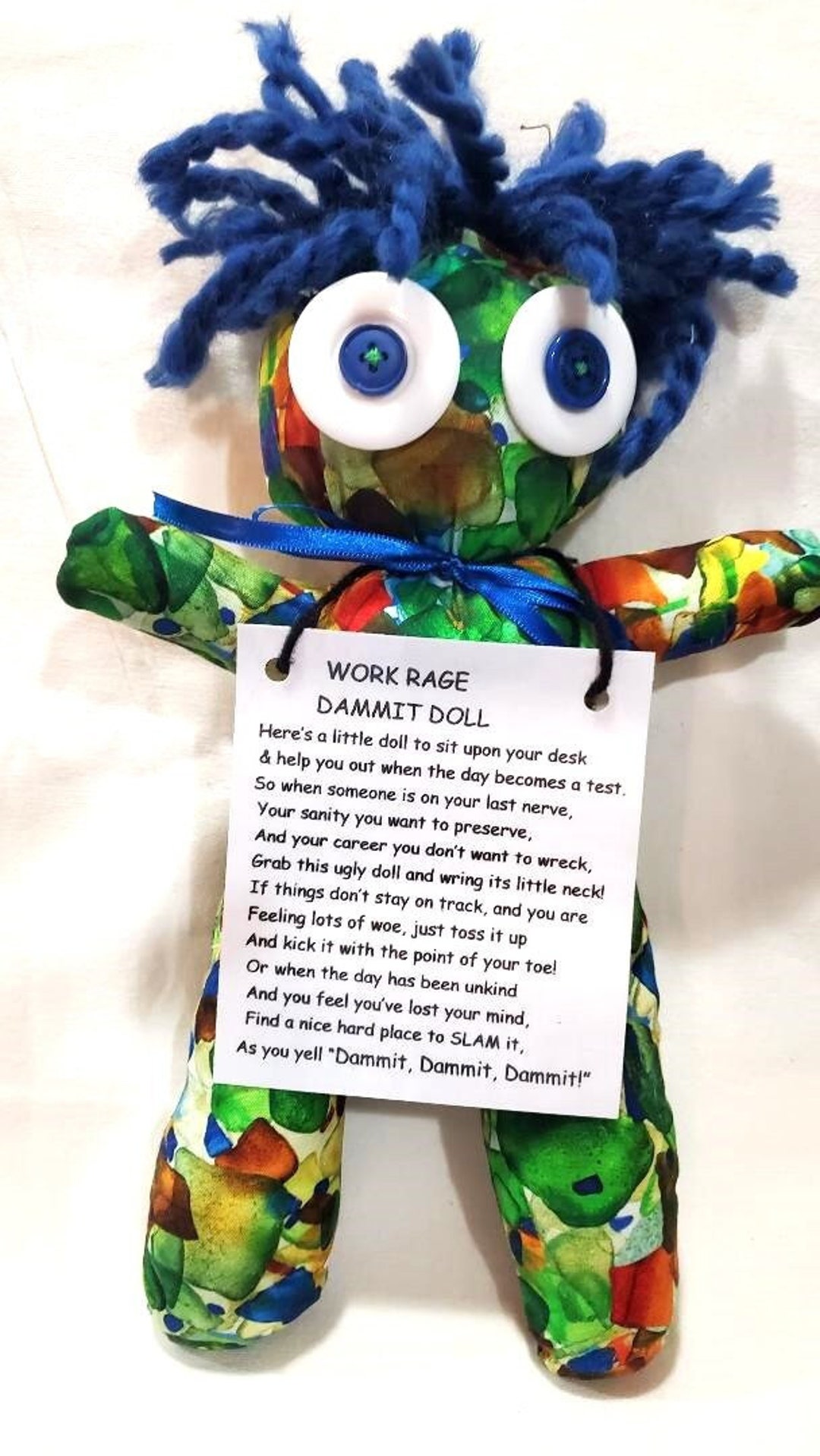 Work Rage Dammit Doll, Dangit Doll - Etsy