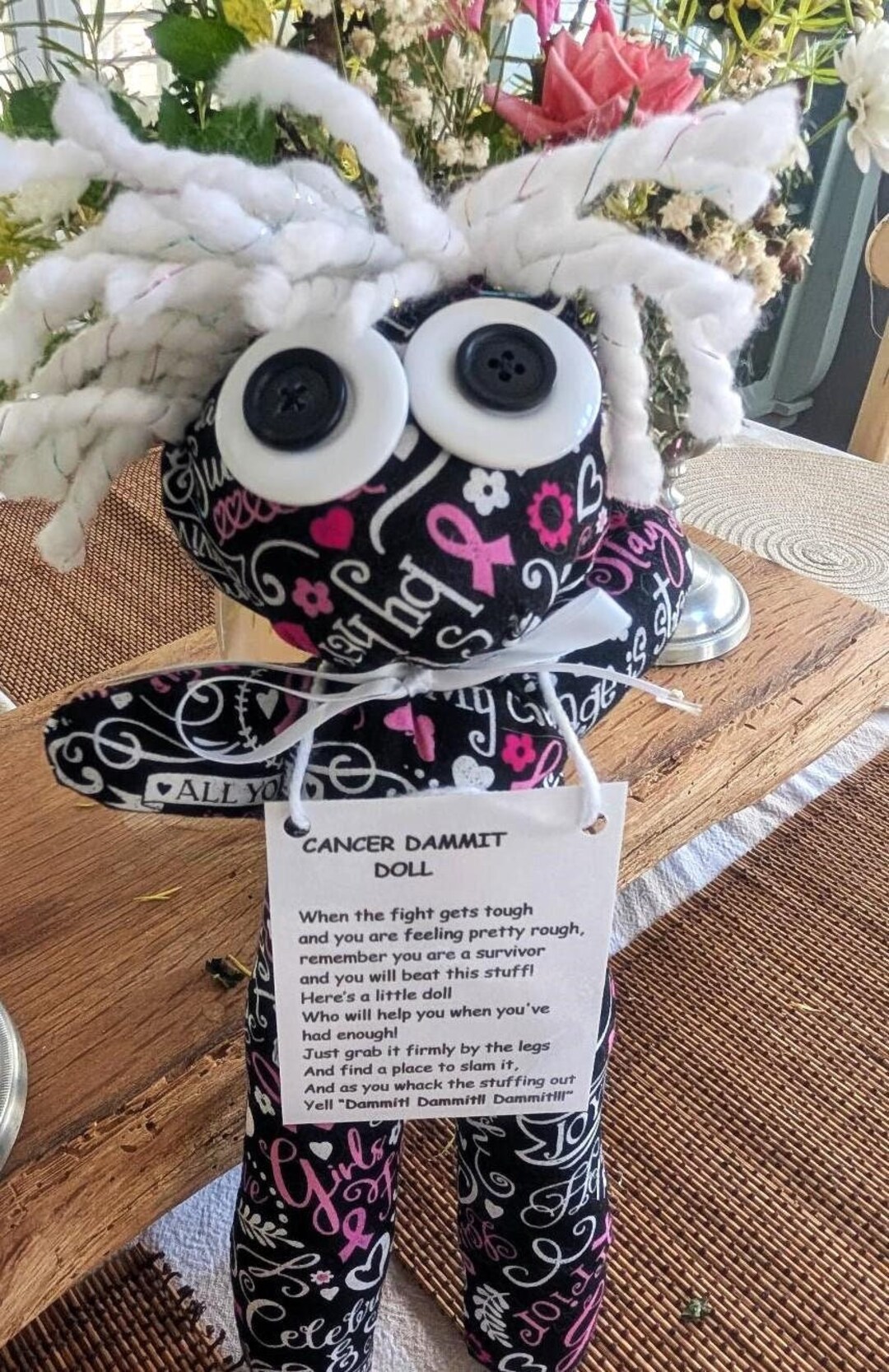 Breast Cancer Dammit Doll, Dang It Doll, Gift - Etsy