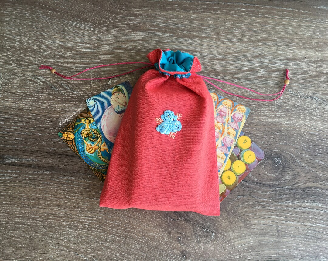 Dice Bag Dnd Pouch Tarot Bag Oracle Bag Rune Pouch OOAK Hand ...