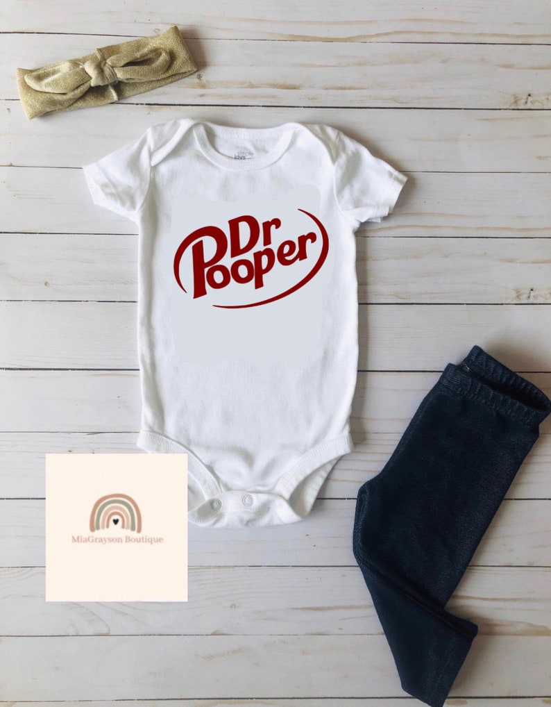 Dr Pooper Baby Onesie, Soda Baby Onesie, Mom Needs a Soda, Funny Baby ...