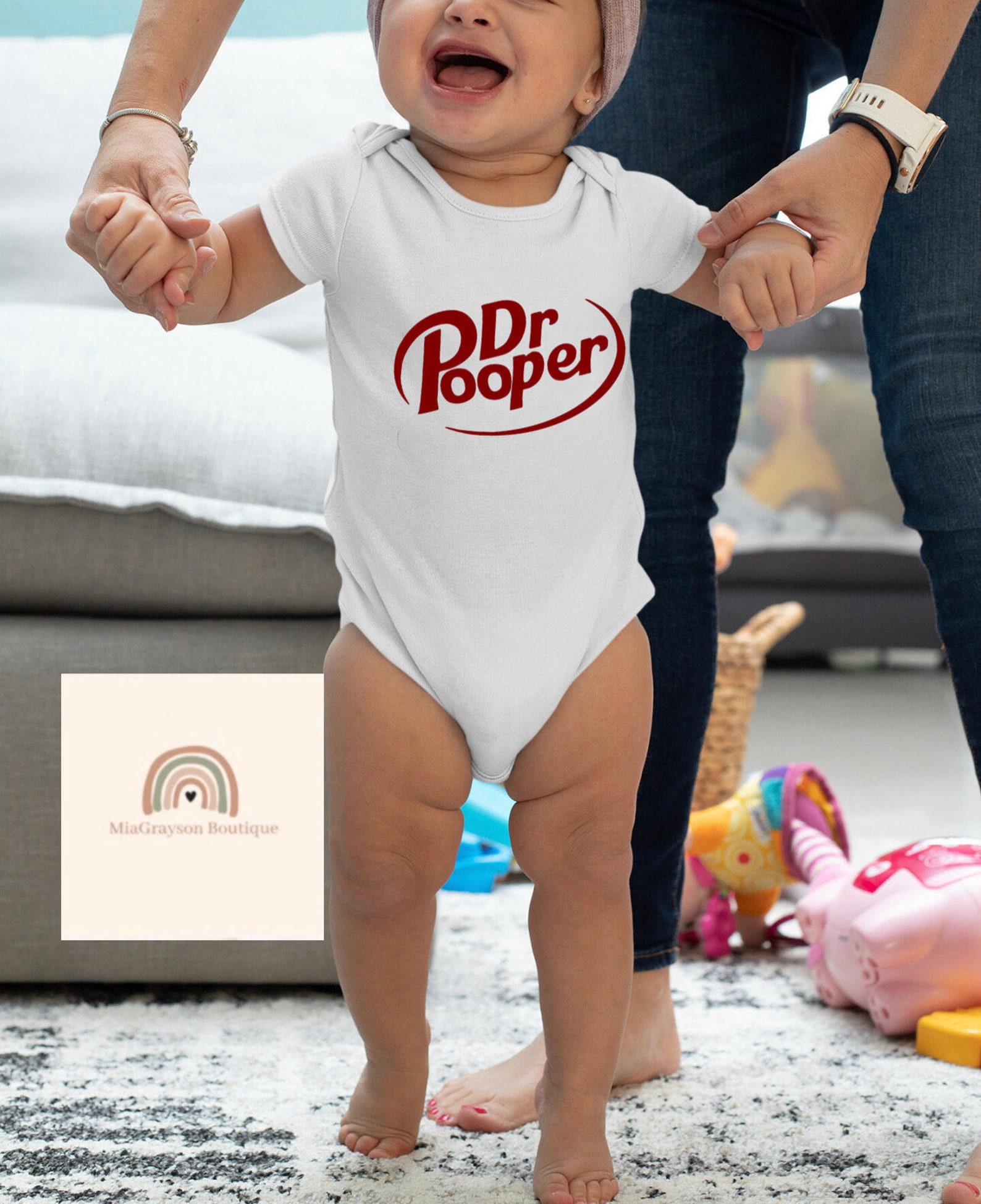 Dr Pooper Baby Onesie, Soda Baby Onesie, Mom Needs a Soda, Funny Baby ...