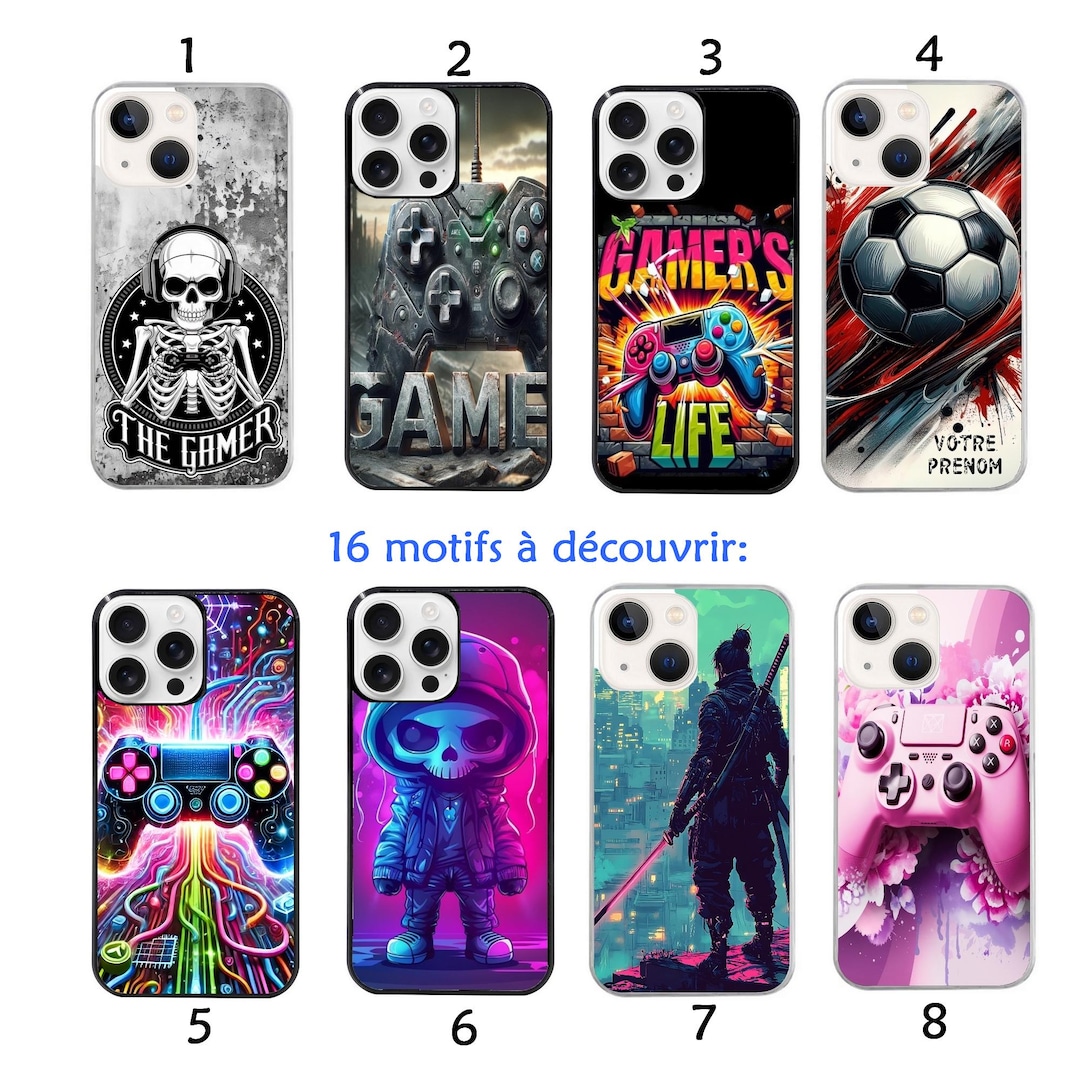 Fold 6 and 7 Game Case, Gamer Boy Girl Panda Angry Cyber Electro Design ...