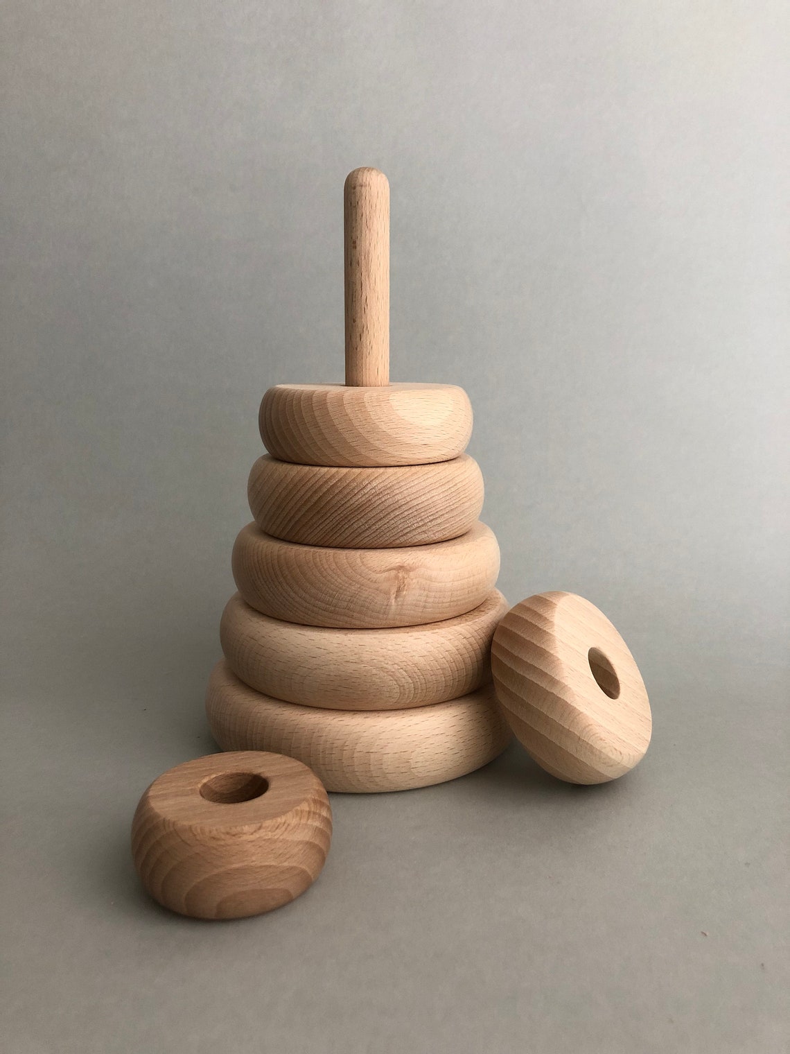 Wooden Pyramid / Eco Toy / for Baby / Toy for Baby / Toddler - Etsy