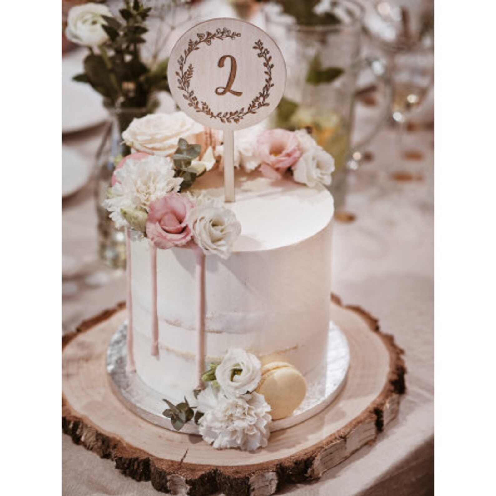 Wooden Cake Topper - Etsy