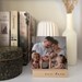 Personalized Wooden Postcard Holder / Wooden Photo Holder / Photo Stand ...