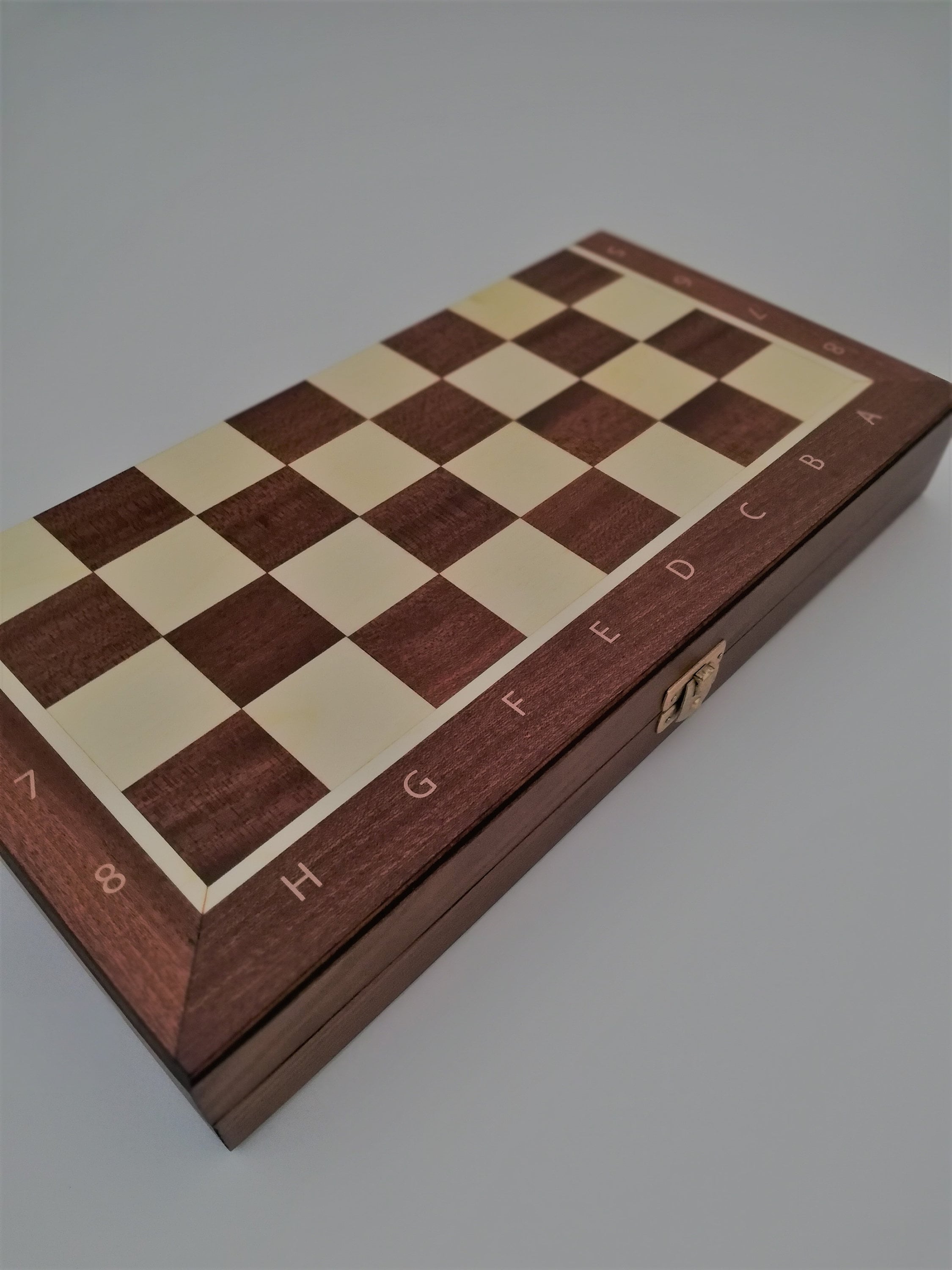 Chess Wooden Set Folding Chessboard Pieces Wood Board veneer | Etsy