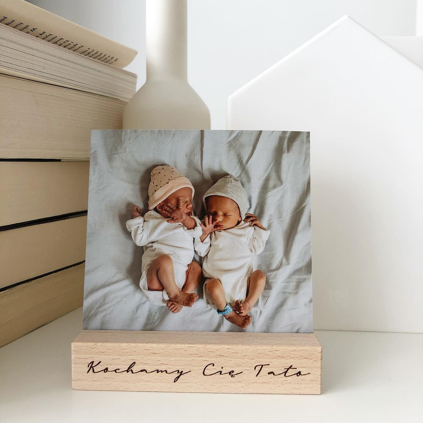 Personalized Wooden Postcard Holder / Wooden Photo Holder / - Etsy