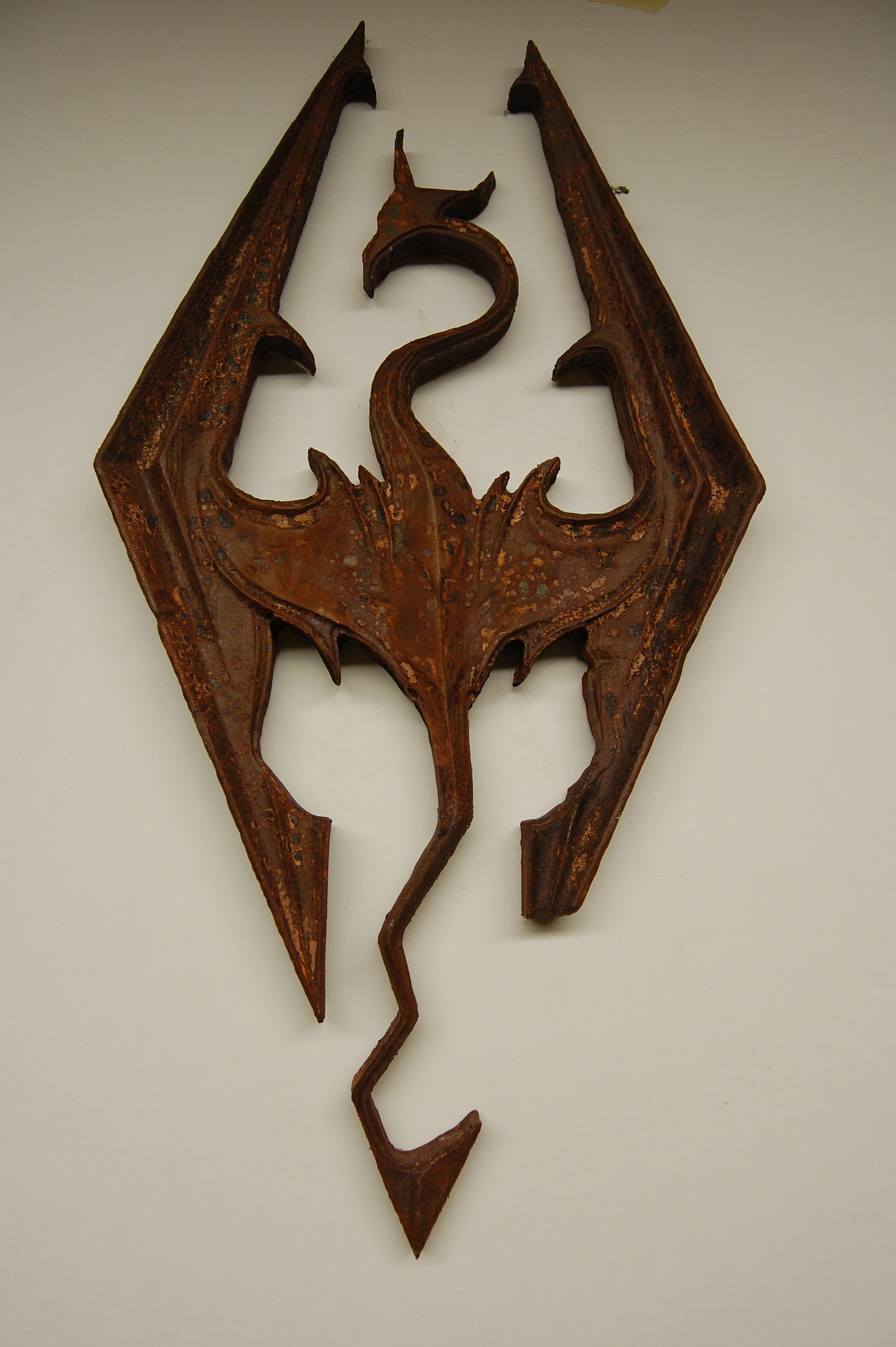 Skyrim Dragon Wall Hanger - Etsy
