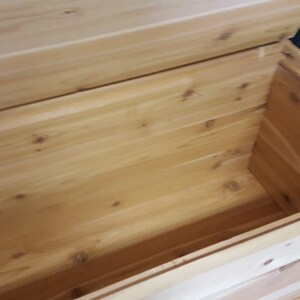 Unfinished All Cedar Hope Chest - Etsy