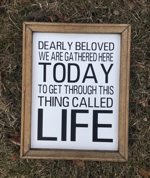Farmhouse Canvas Sign Life | Etsy