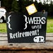 Retirement Countdown Chalkboard Sign - Etsy UK