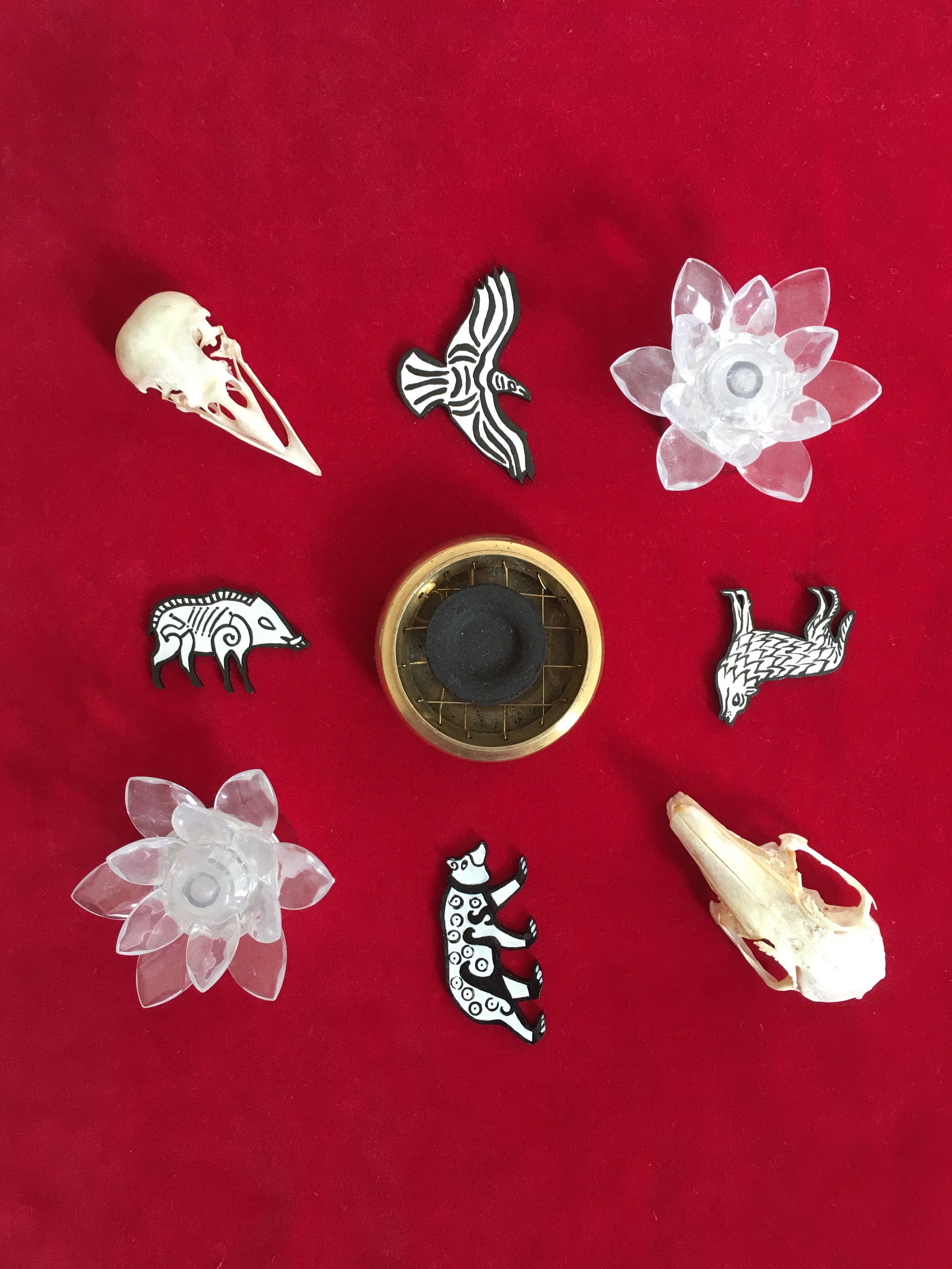 Four Norse Style Altar Totems - Etsy