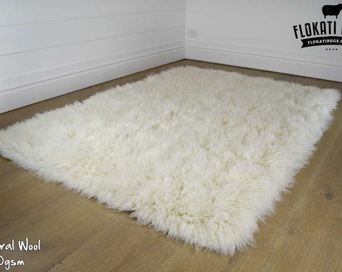 Flokati Wool Rugs Handmade in Greece 100% New Zealand Wool Ultra Plush ...