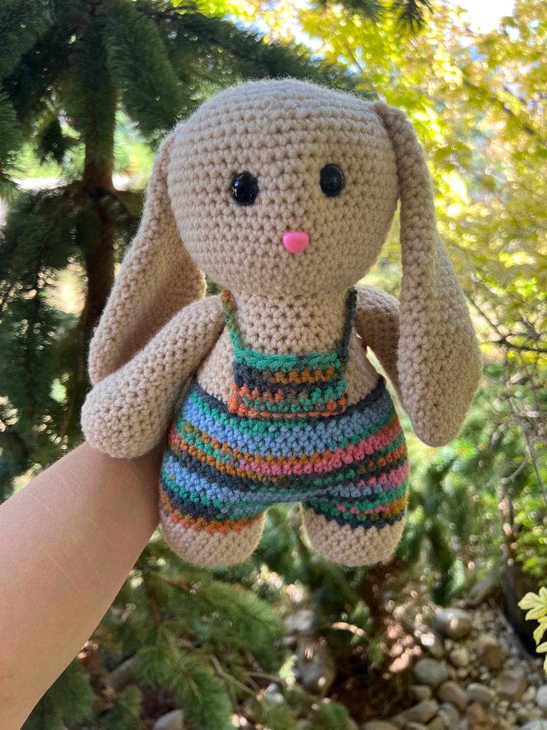 Bunny With Overalls Handmade Crochet - Etsy