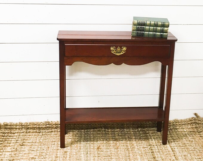 Vintage Table Madison Square Furniture Cherry Reproduction Side Table ...