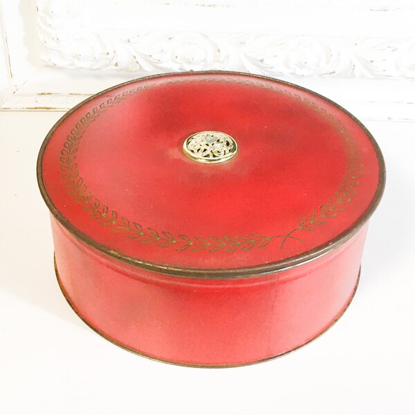 Red Tin - Etsy