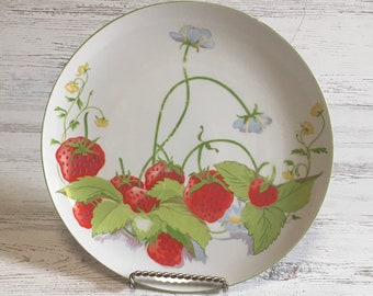 Strawberry plates | Etsy