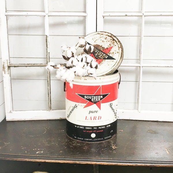 Lard Tin - Etsy