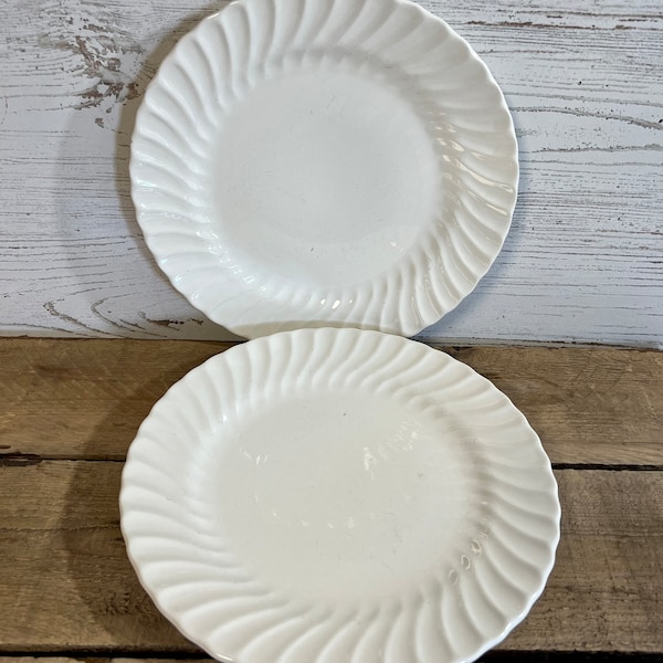 White Farmhouse Dinner Plate - Etsy