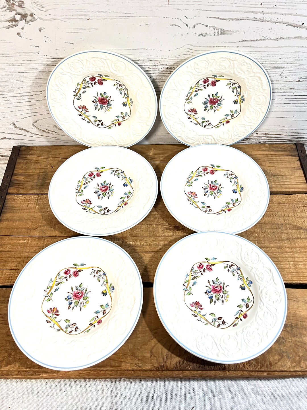 Vintage Wedgwood Patrician Argyle Plates 6.5 Replacement - Etsy