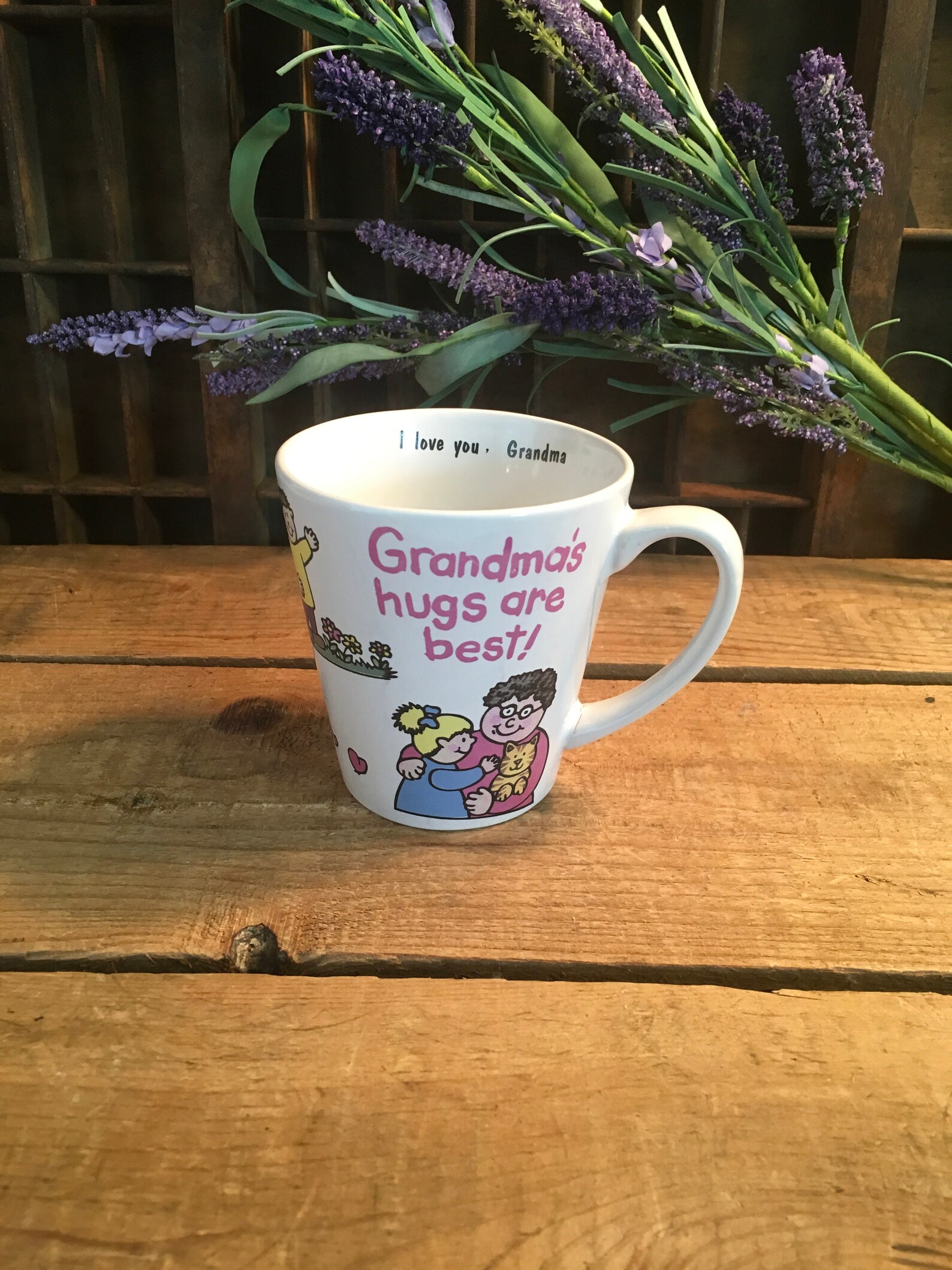 Grandma Mug Cup I Love You Grandma Grandmas Hugs Are the Best | Etsy
