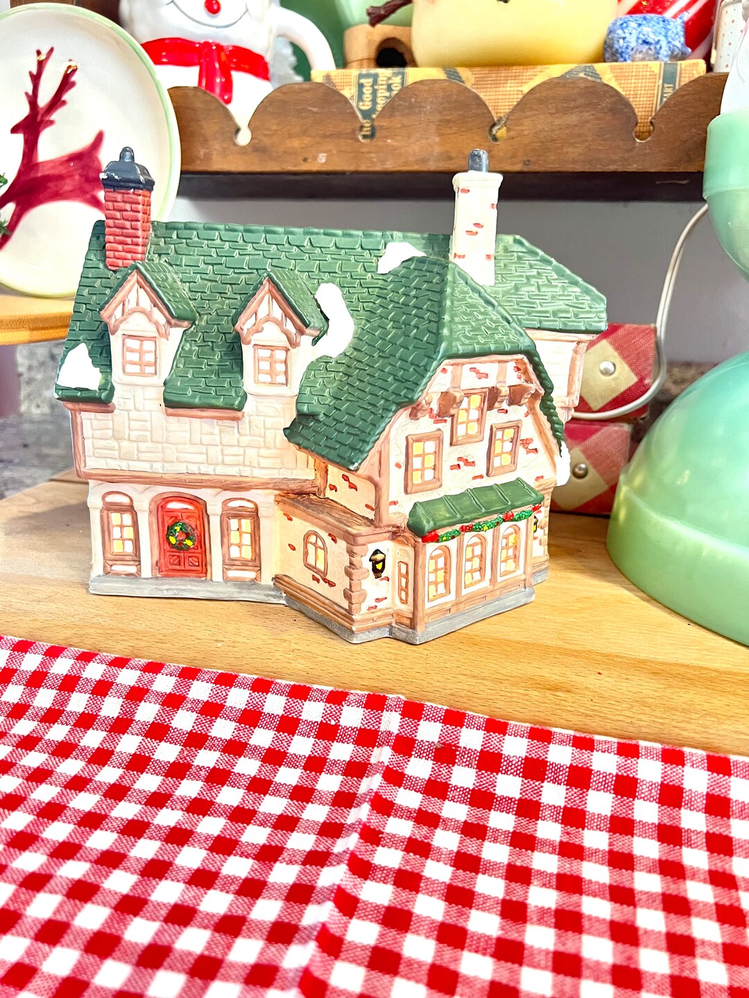 Vintage Dickens Keepsake Light up House 1994 Holiday Decor Christmas - Etsy