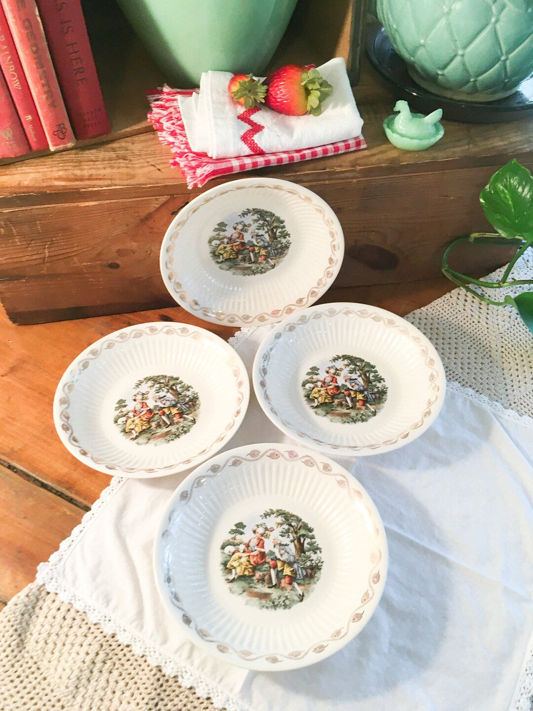 Vintage Bowls Royal China Early American Colonial Victorian Decor ...