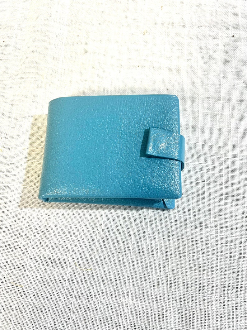 Vintage Wallet Turquoise Leather Princess Gardner Gift Retro - Etsy