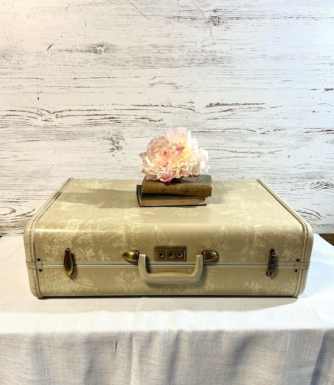 Vintage Suitcase Samsonite Marble Luggage Decor Storage Retro - Etsy