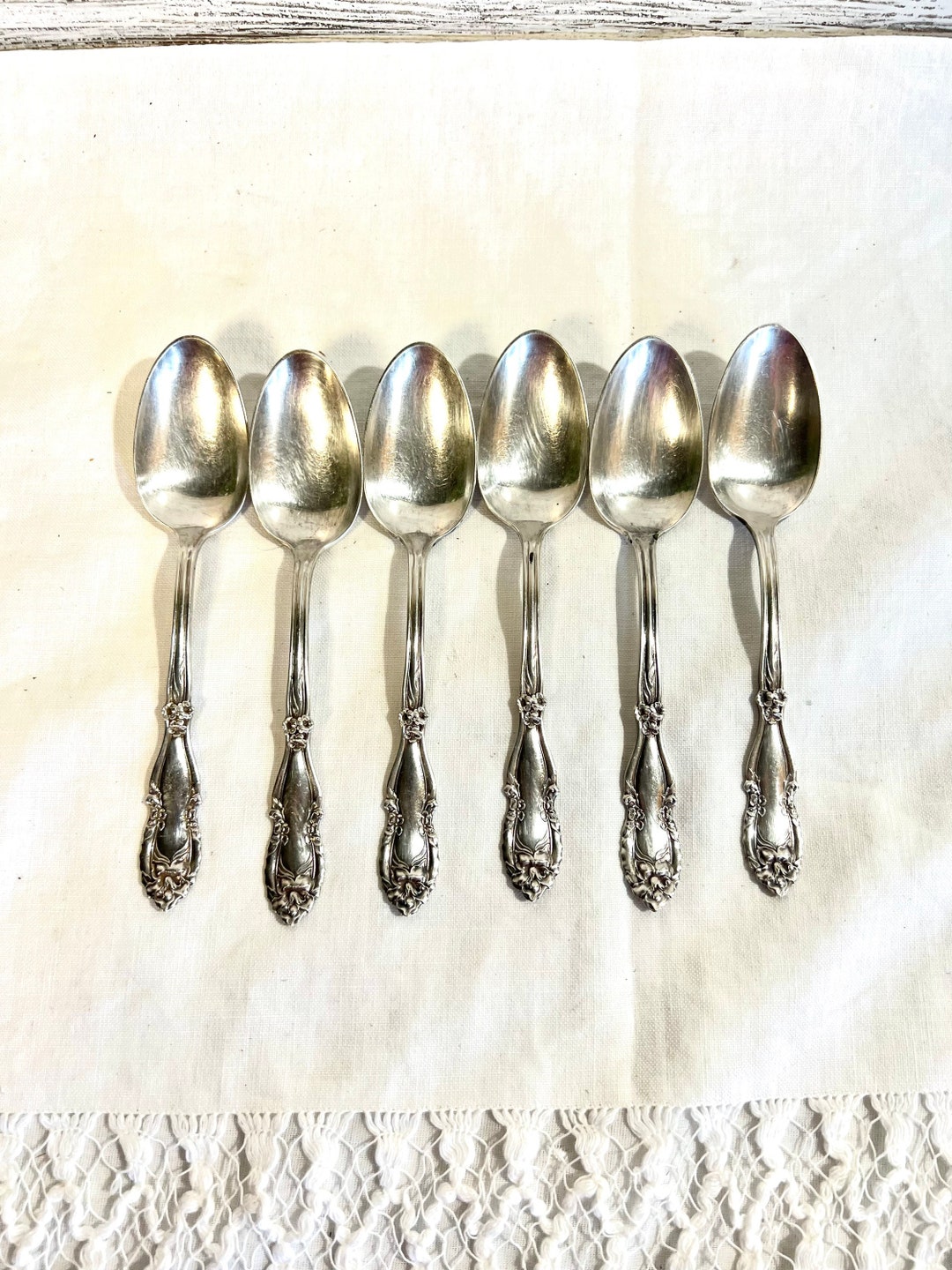 Vintage Silver Plated Spoons Flatware Silverware Replacement Decor ...