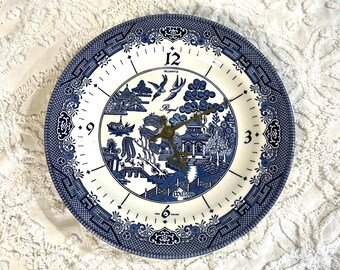 Blue Willow Clock - Etsy