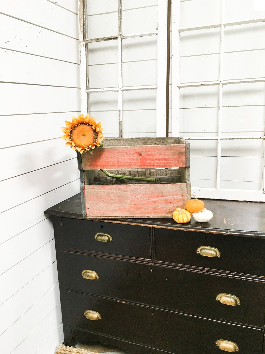 Vintage Coca Cola Crate Large Wood Decor Farmhouse Storage Advertising ...