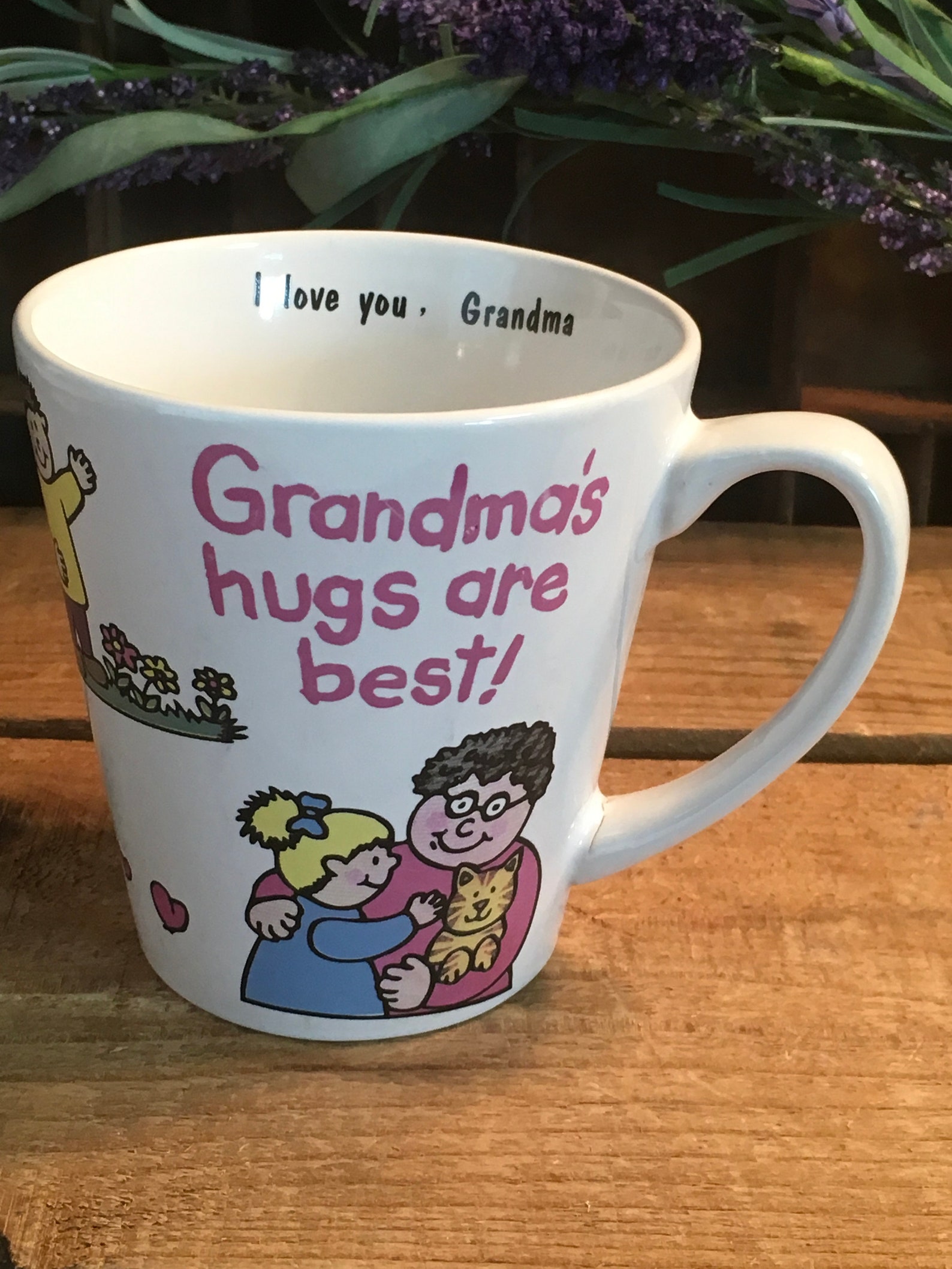 Grandma Mug Cup I Love You Grandma Grandmas Hugs Are the Best | Etsy