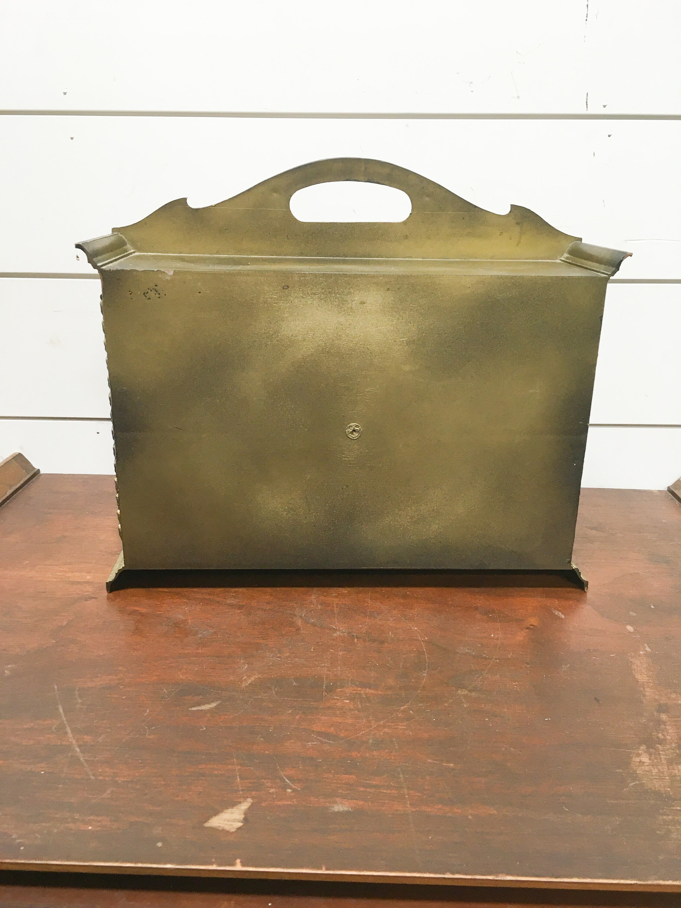 Home & Living Vintage jewelry box chest gold resin retro midcentury Art ...