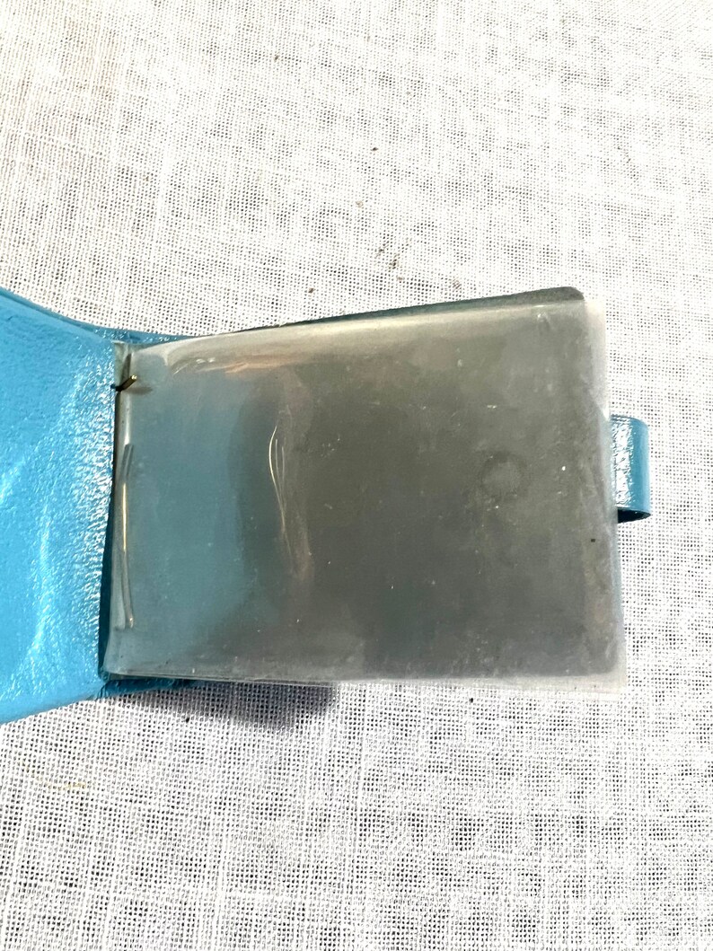 Vintage Wallet Turquoise Leather Princess Gardner Gift Retro - Etsy