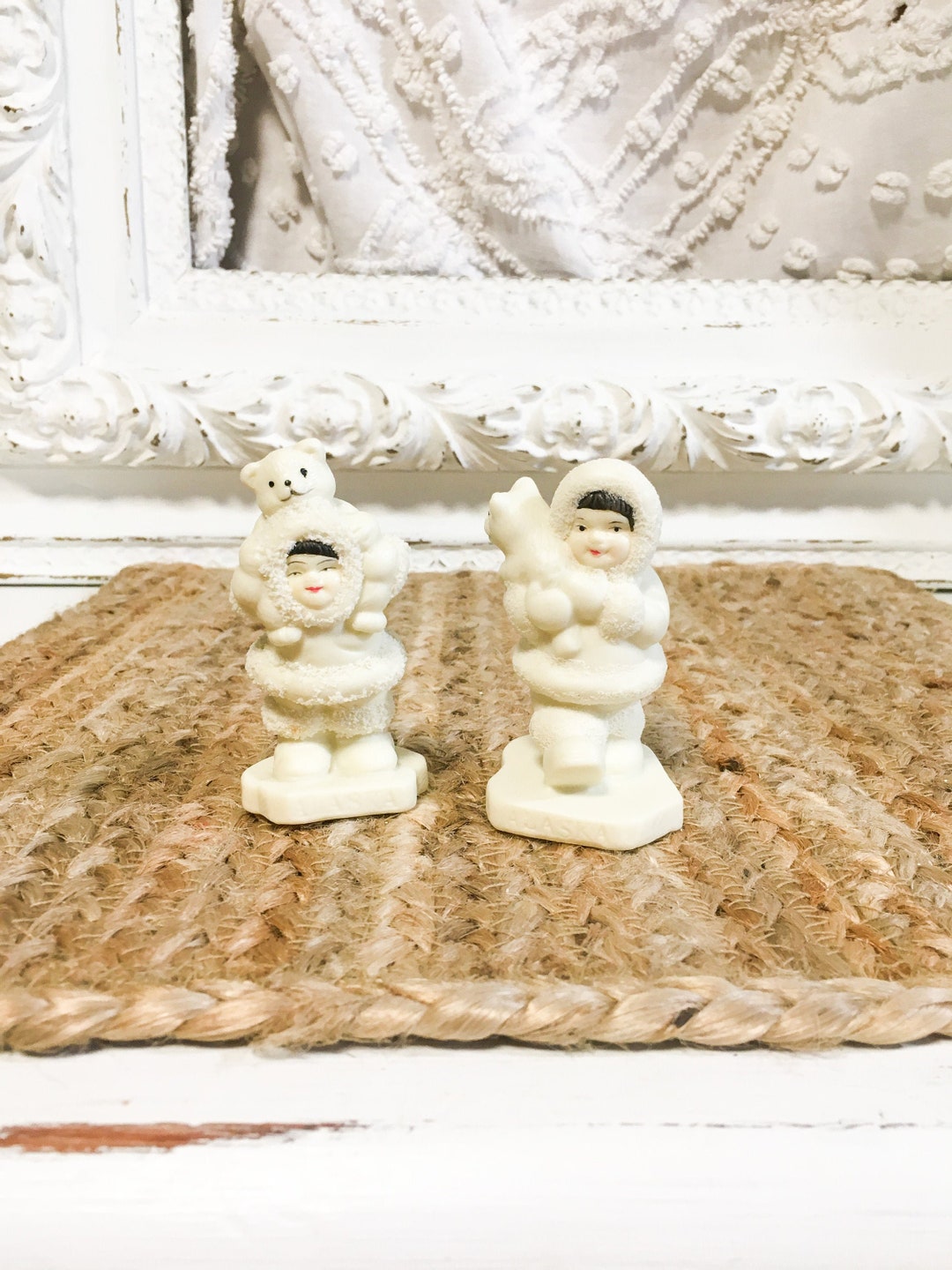 Vintage Figurines Alaska Eskimo Decor Gift Polar Bear - Etsy