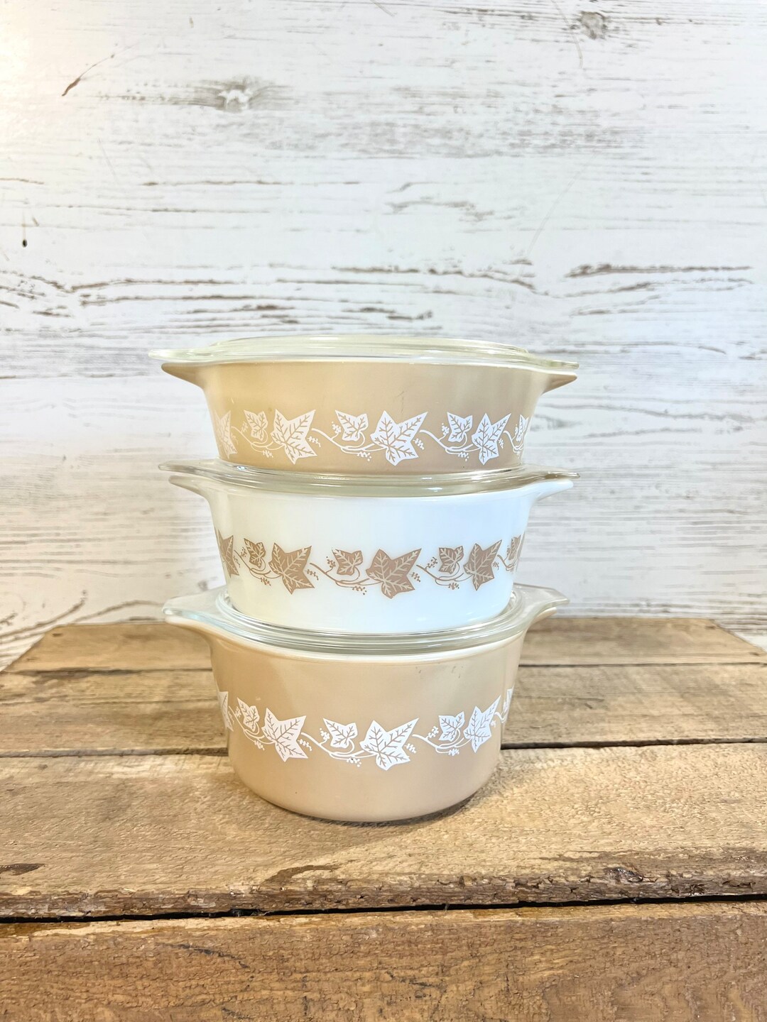 Vintage Pyrex Casserole Dishes Sandalwood Decor Cookware Decor - Etsy