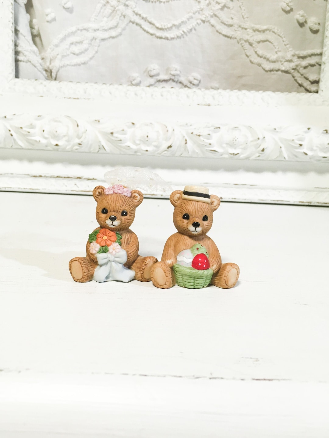 Vintage Homco Bears Figurines Ceramic Gift Decor - Etsy