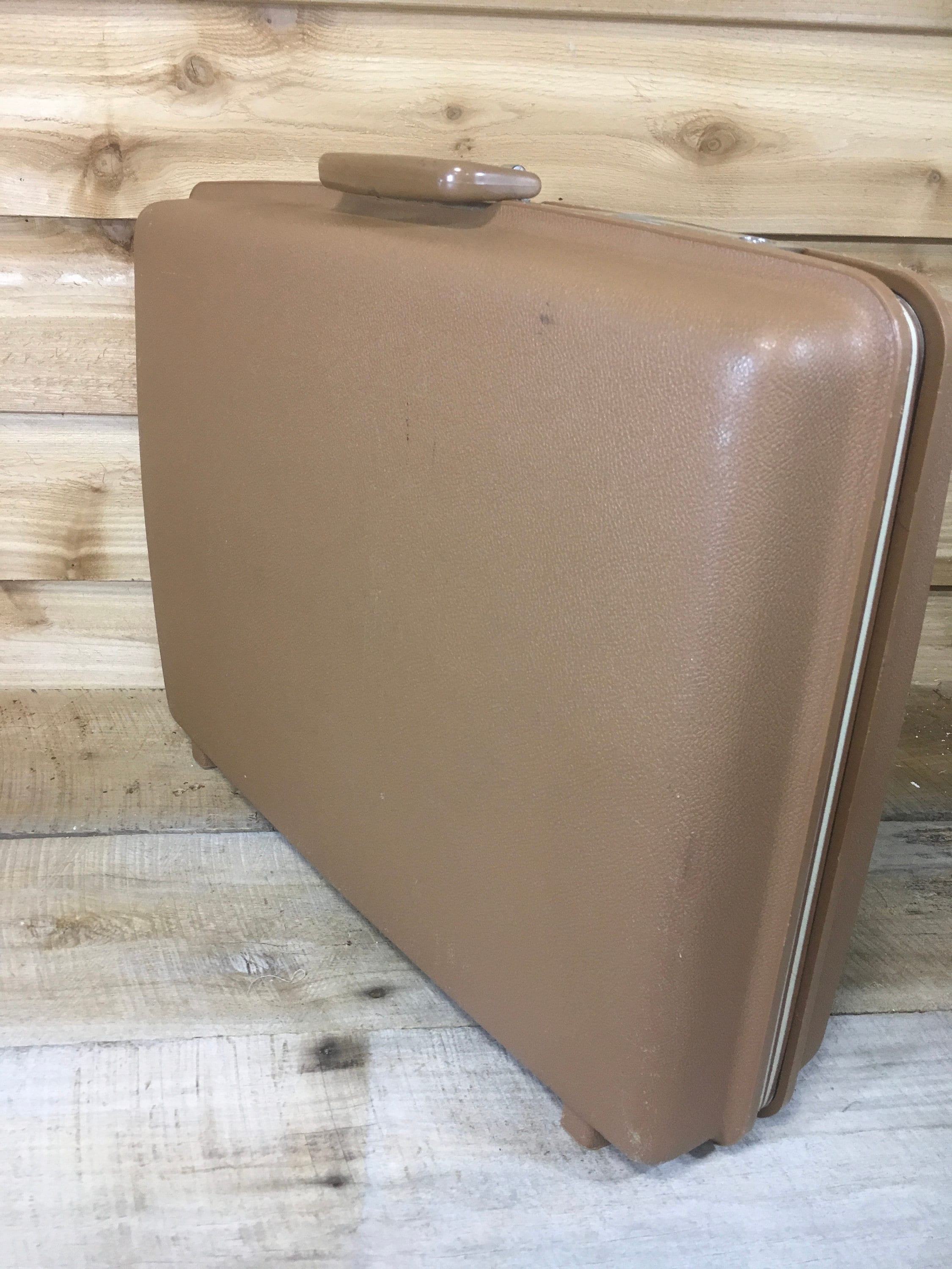 Vintage Samsonite Suitcase Brown Hardshell Concord Retro - Etsy