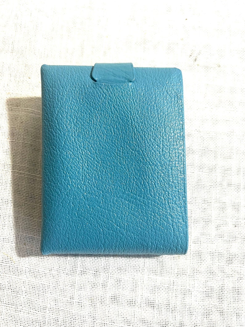 Vintage Wallet Turquoise Leather Princess Gardner Gift Retro - Etsy